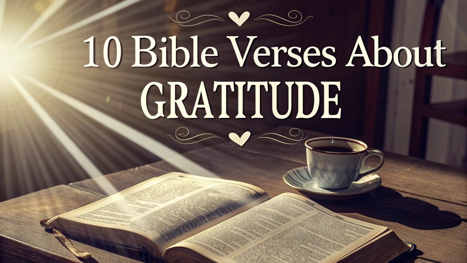 10 Bible Verses About Gratitude That Will Change Your Perspective on Life