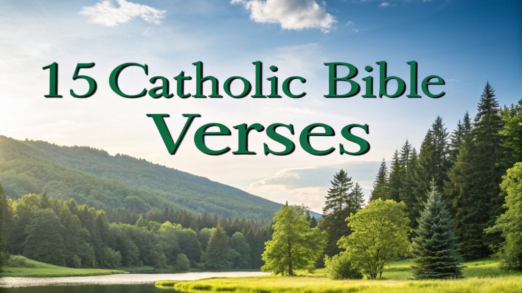 15 Powerful Catholic Bible Verses That Will Transform Your Faith