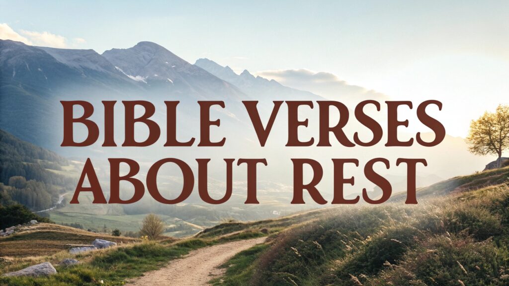 10 Bible Verses About Rest to Help You Find Peace in a Busy World
