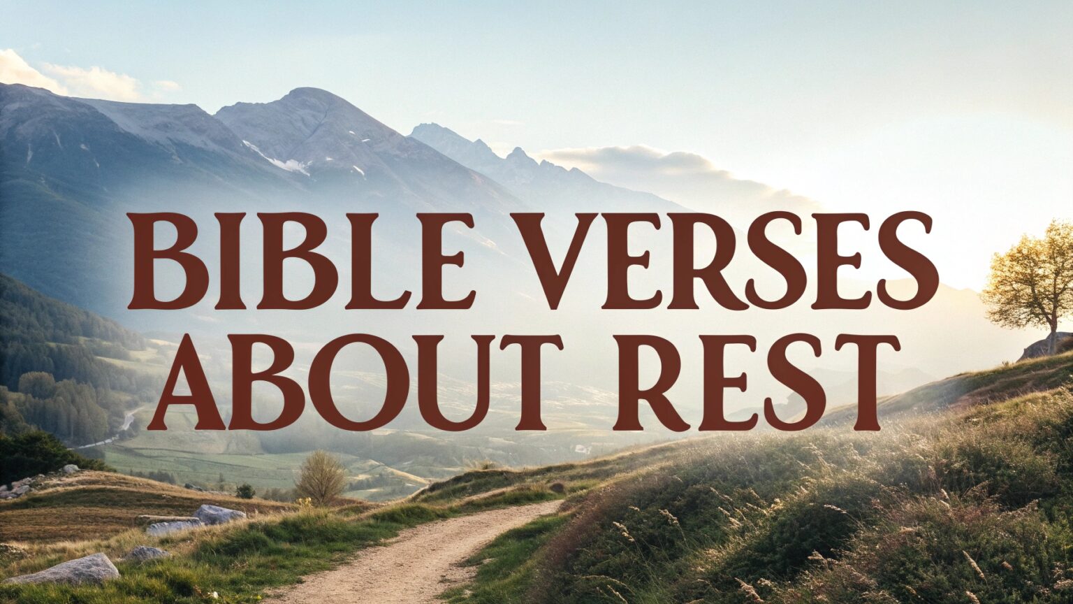 10 Bible Verses About Rest to Help You Find Peace in a Busy World