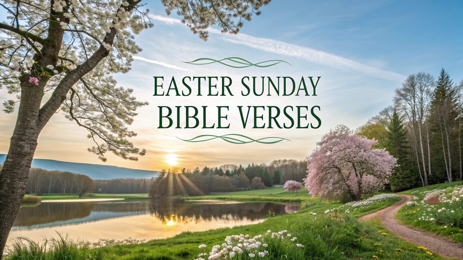 20 Uplifting Easter Sunday Bible Verses for Hope and Renewal