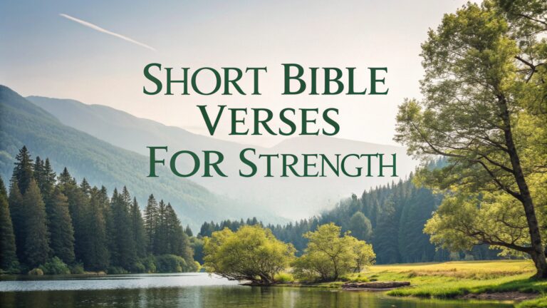 18 Short Bible Verses for Strength to Carry You Through Challenges