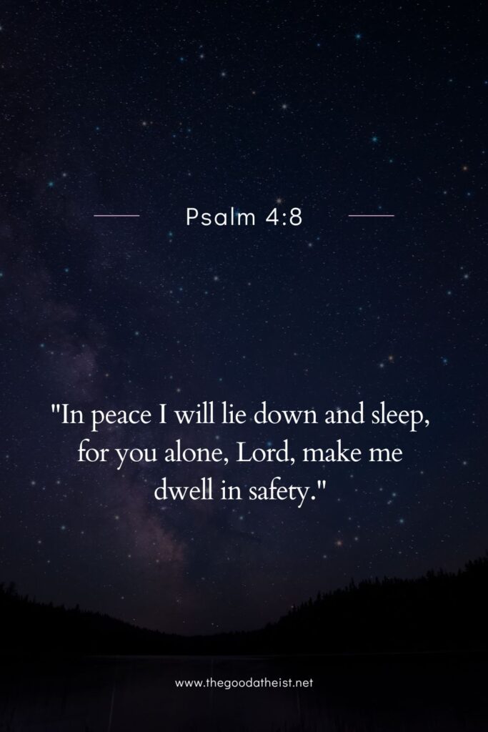 19 Good Night Bible Verse for Peaceful Sleep & Comfort