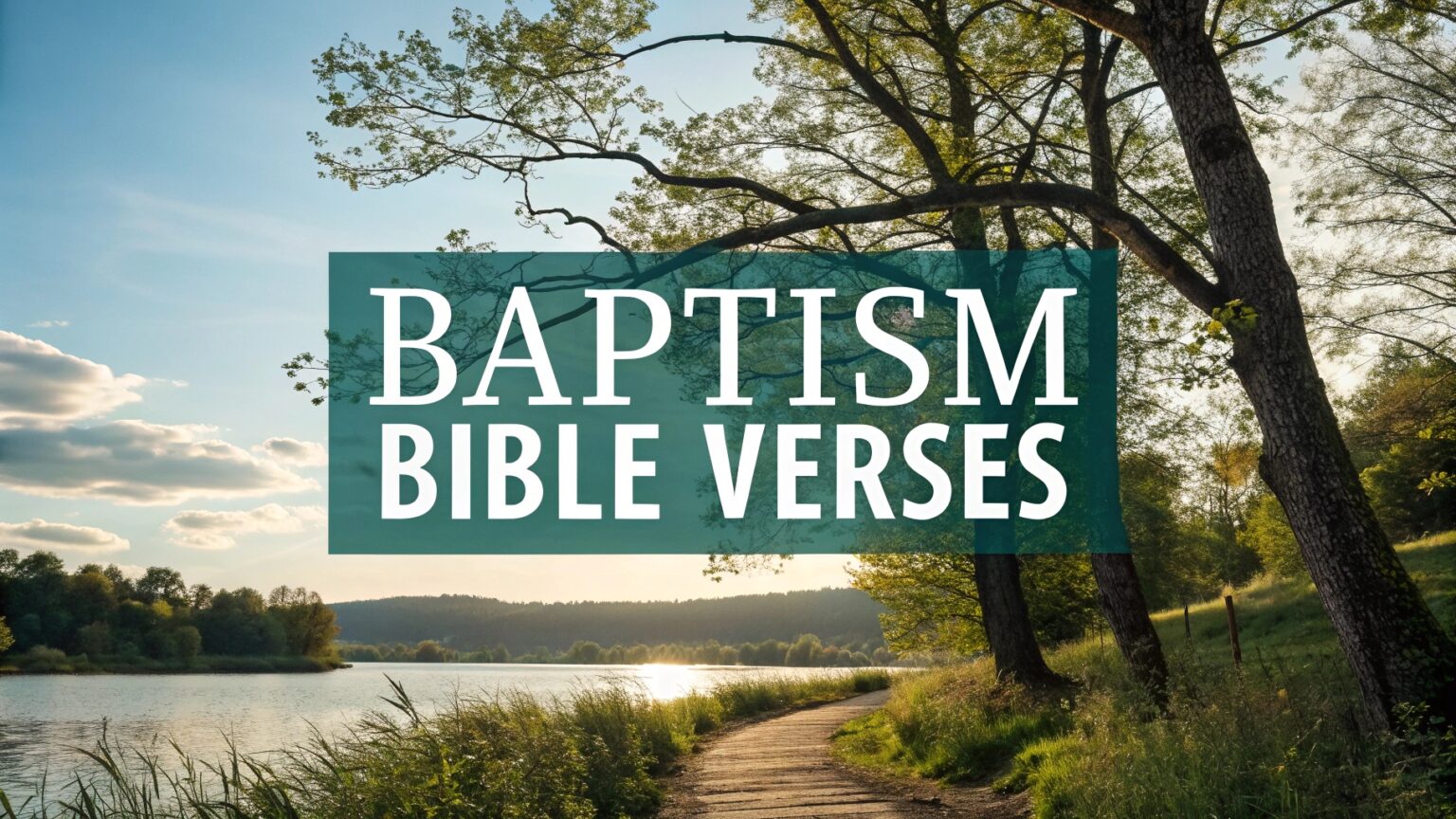 17 Baptism Bible Verses for a Powerful Faith Journey