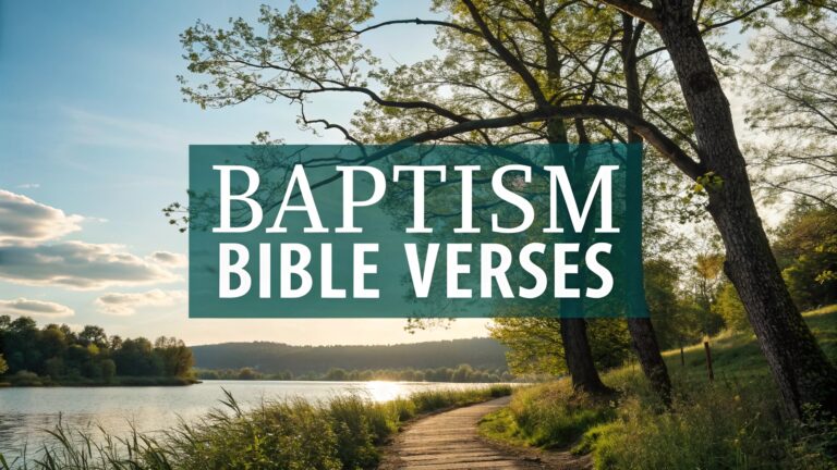 17 Baptism Bible Verses for a Powerful Faith Journey