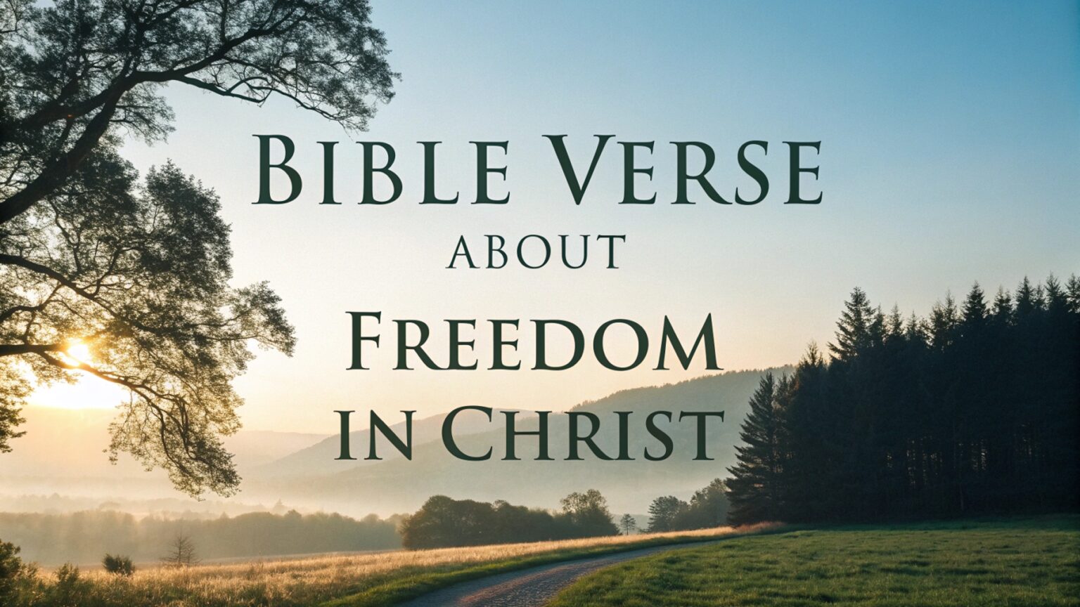 20 Bible Verse About Freedom In Christ: Find True Peace