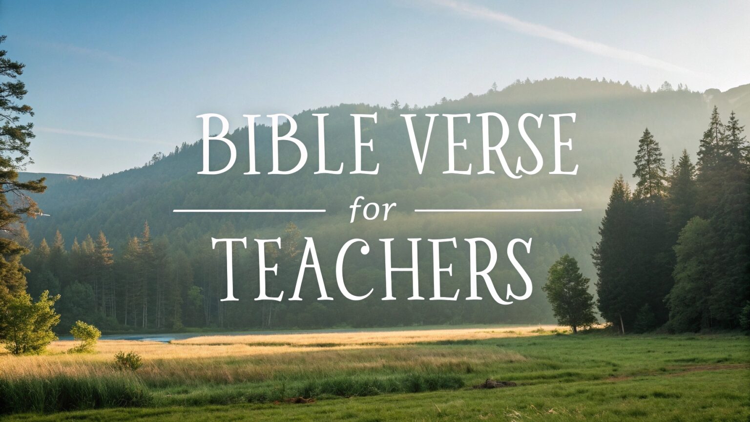 15+ Bible Verse For Teachers to Inspire & Uplift Daily
