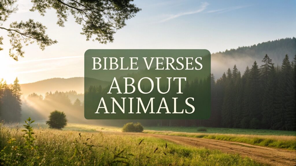 18 Bible Verses About Animals That Will Inspire You