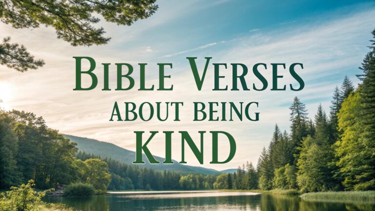 20 Bible Verses About Being Kind & Spreading Love Daily
