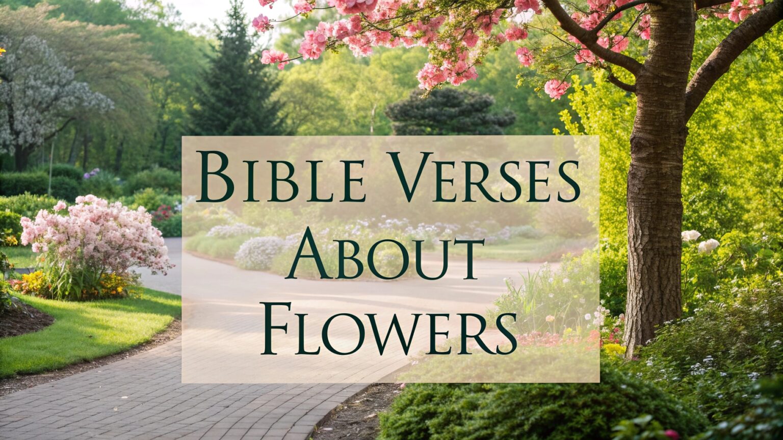 19 Bible Verses About Flowers That Will Inspire You Today