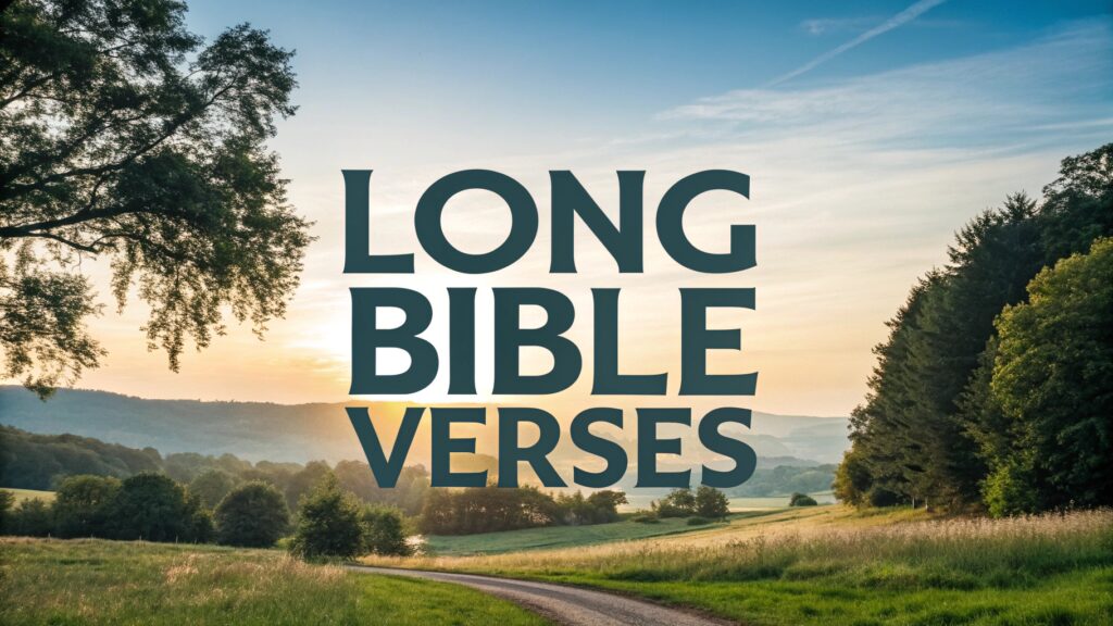 16 Long Bible Verses That Will Deeply Inspire You