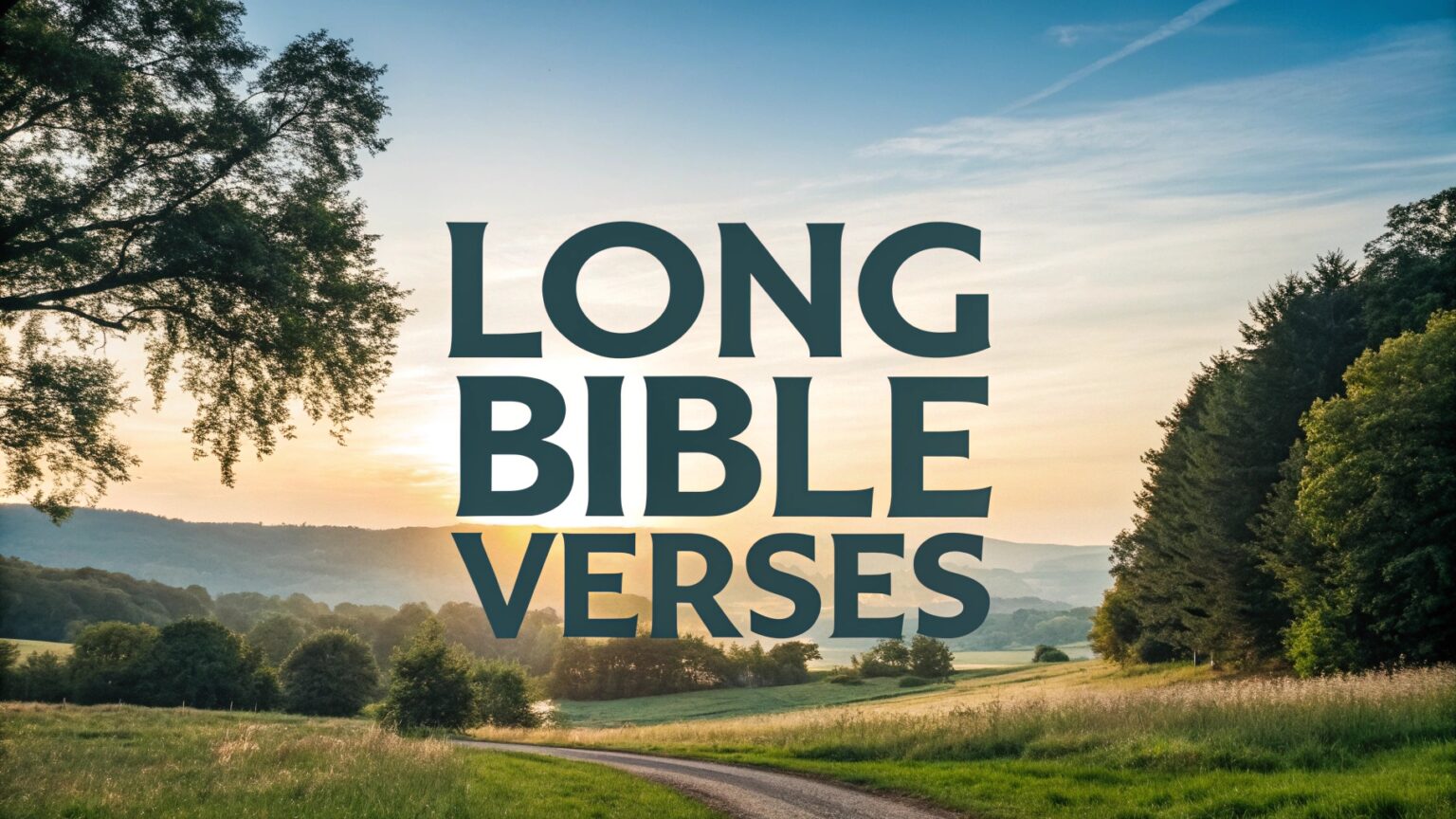 16 Long Bible Verses That Will Deeply Inspire You