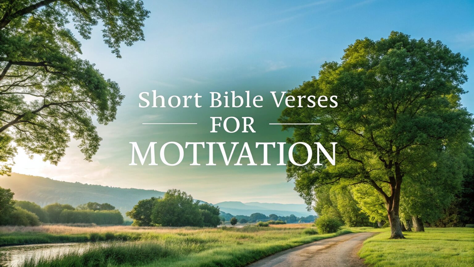 16 Short Bible Verses For Motivation You Need Today!