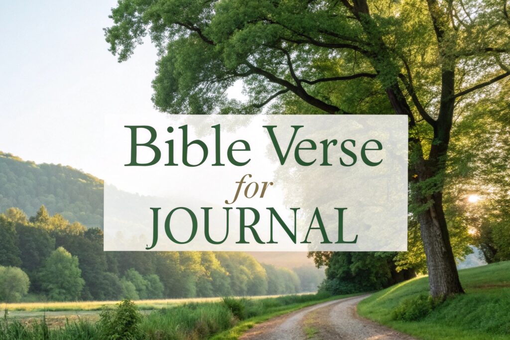18 Bible Verse for Journal Ideas That Will Inspire Your Faith Today