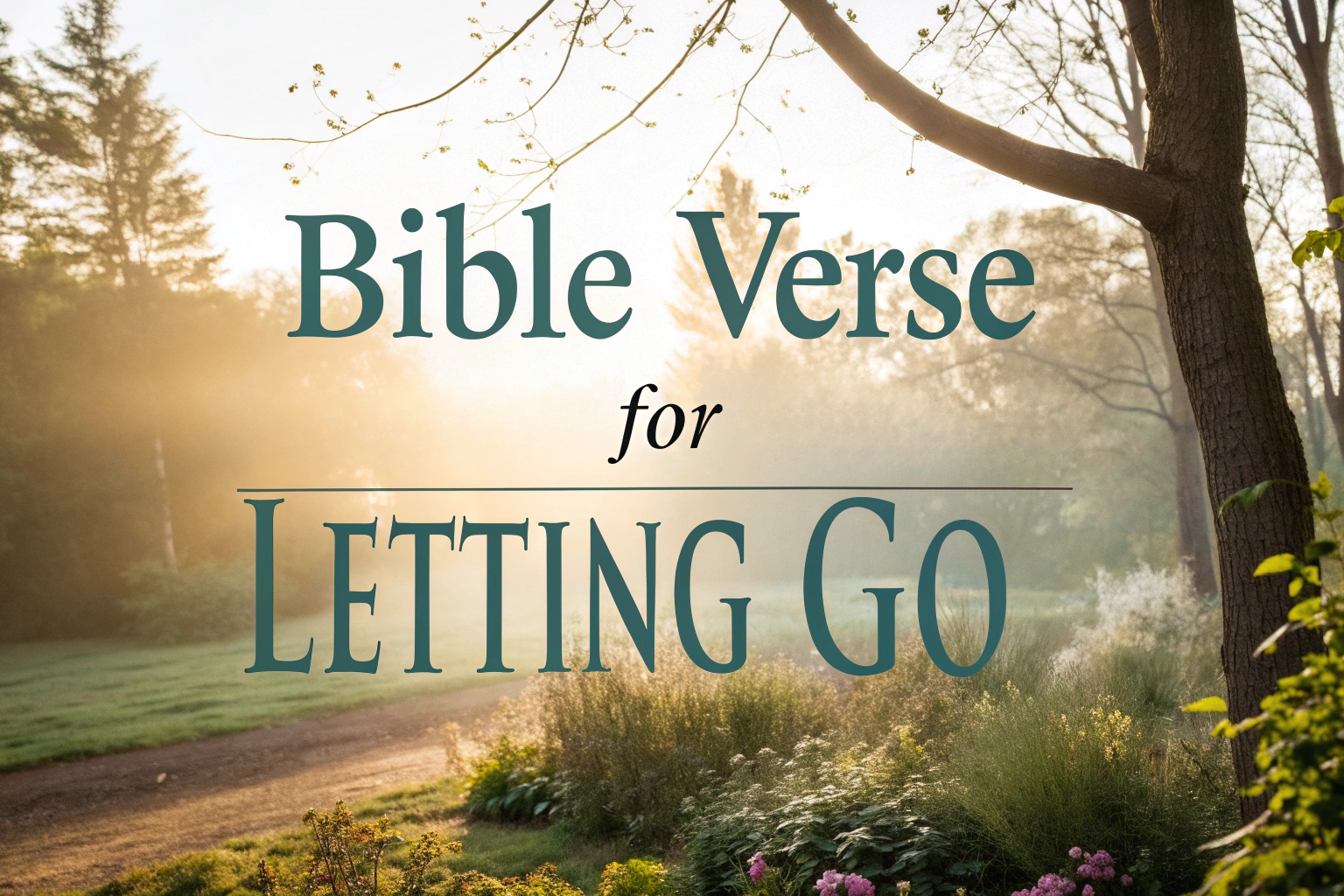 15 Bible Verse for Letting Go That Will Bring You Instant Peace