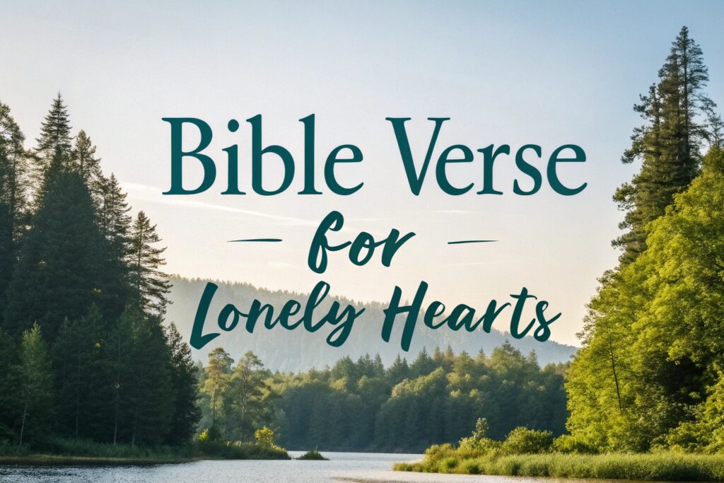 17 Bible Verse for Lonely Hearts Seeking Comfort