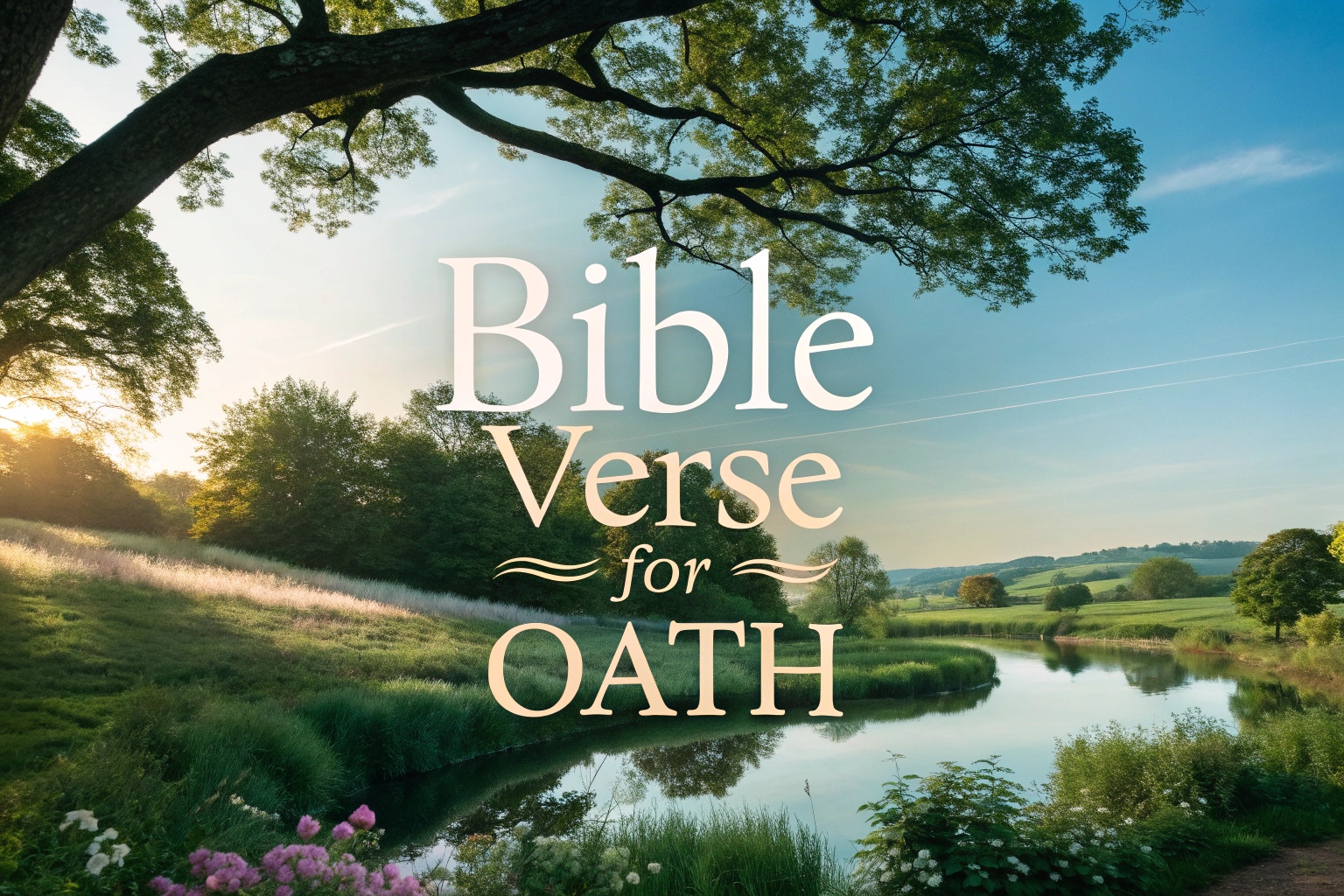 15 Bible Verse for Oath That Strengthen Your Promises