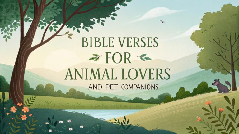 12 Heartwarming Bible Verses for Animal Lovers and Pet Companions