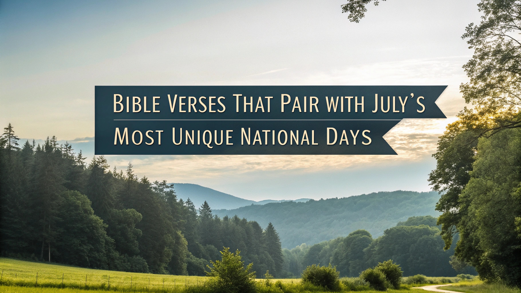 10 Quirky Bible Verses That Pair with July’s Most Unique National ...