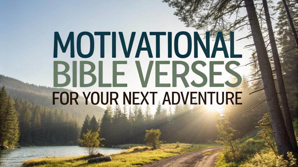 14 Motivational Bible Verses for Your Next Adventure
