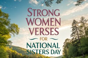 18 Strong Women Verses for National Sisters Day You’ll Love